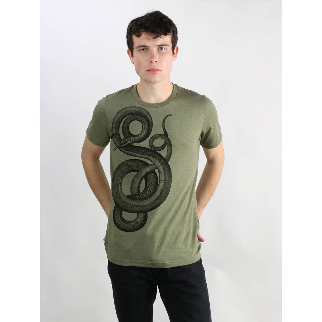 Supermaggie Mens Big Snake Charlie Tee | The Black Bunny Boutique ...